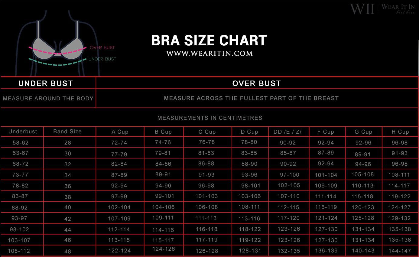 Measure Bra Size Calculator Salomass Measure Bra Size Calculator Salomass